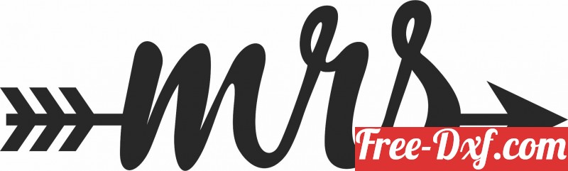 Download Mrs arrow sign sAE8P High quality free Dxf files, Svg, C