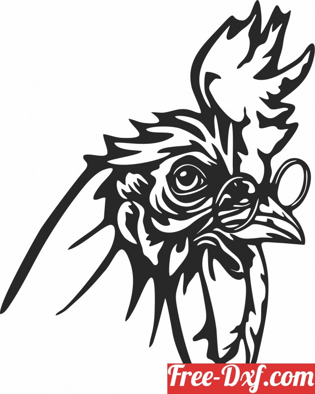 Download Rooster with glass wall decor sDQKO High quality free Dx