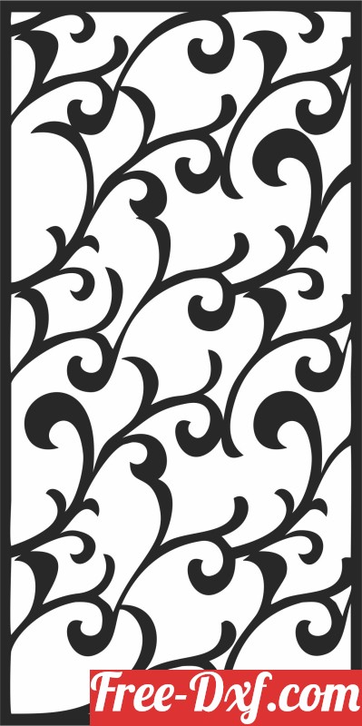 Download decorative WALL Pattern sQeZS High quality free Dxf f