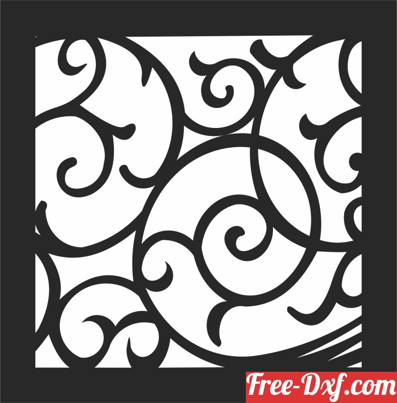 Download PATTERN decorative Pattern sTtlr High quality free Dxf f