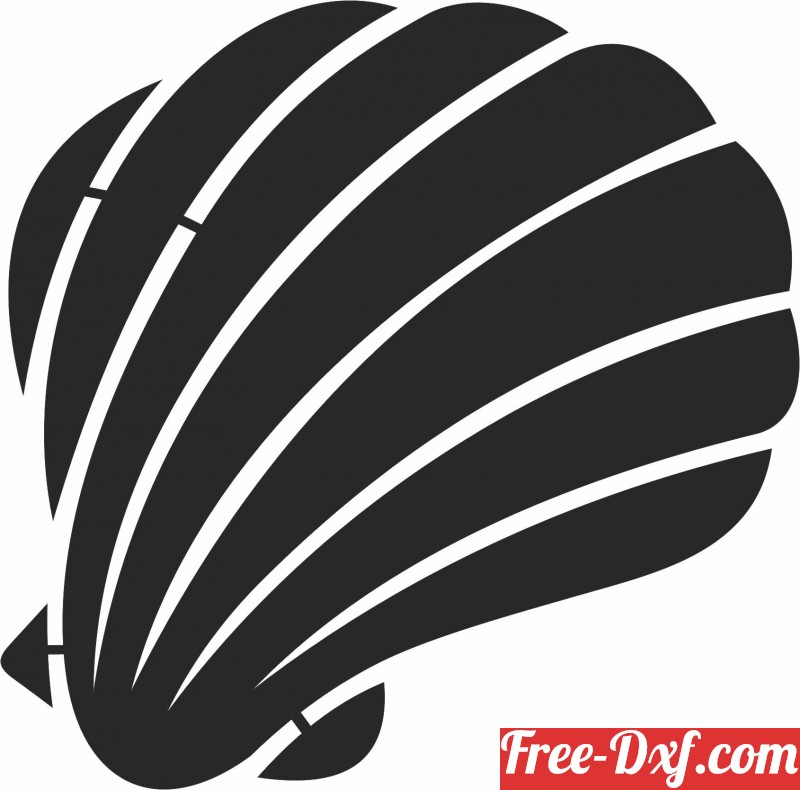 Download Sea Shell Fish clipart sVsko High quality free Dxf files