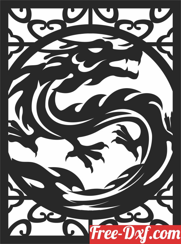 Download screen PATTERN WALL scNew High quality free Dxf files,