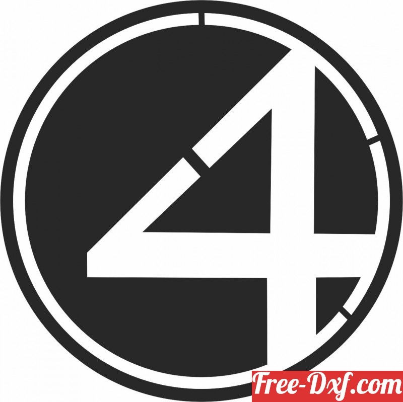Download four Marvel Avengers logo skIf8 High quality free Dxf fi