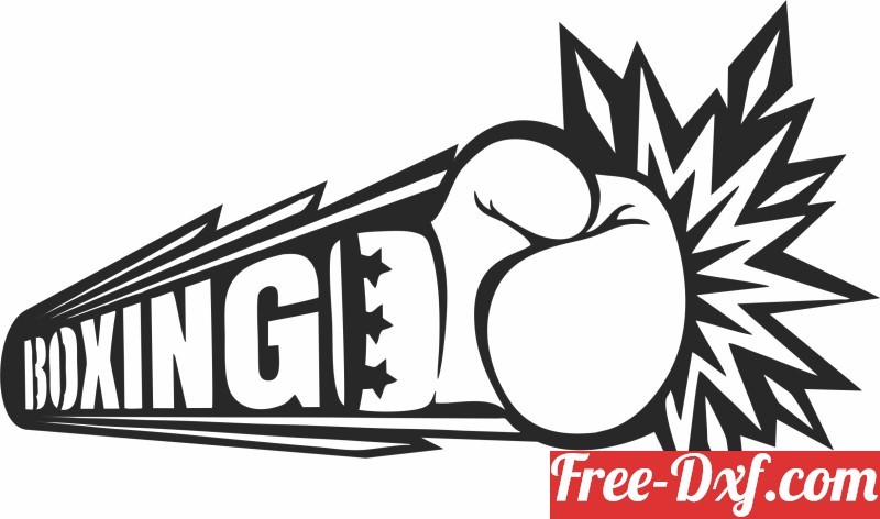 Download boxing wall sign t5aaQ High quality free Dxf files, Svg,