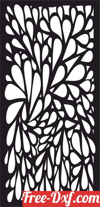 Download decorative door panel wall screen pattern dxf tncSm High