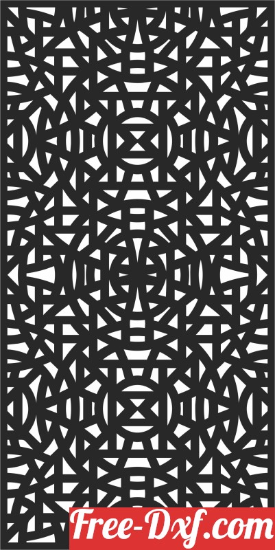 Download Pattern WALL DOOR decorative dxf txbgu High quality