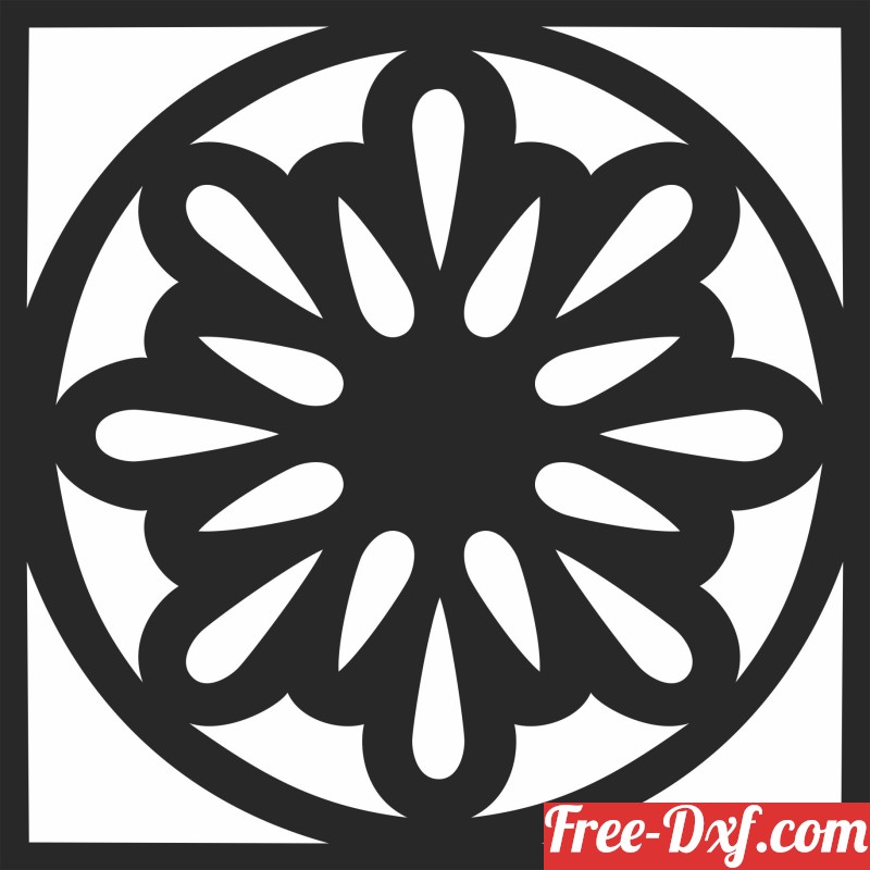 Download pattern wall decor screen floral dxf uRPAw High quality