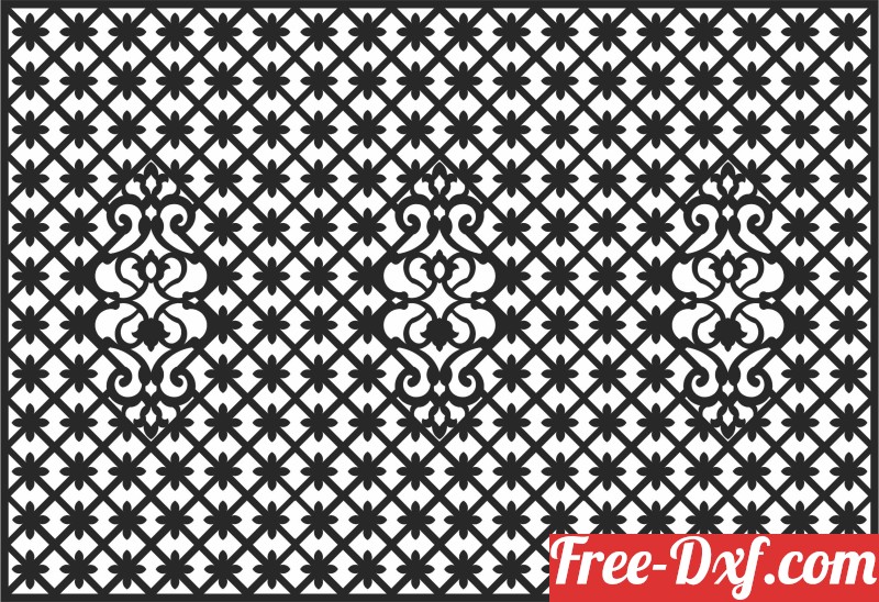 Download door panel wall screen ulrMJ High quality free Dxf files