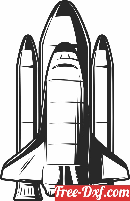 Download Space Shuttle clipart vKaYx High quality free Dxf files,
