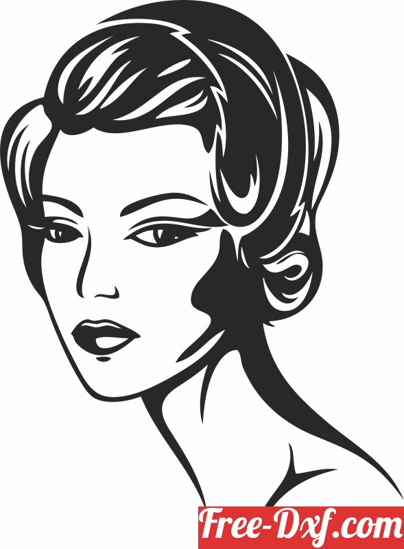 Download fashion retro woman dxf vM9eB High quality free