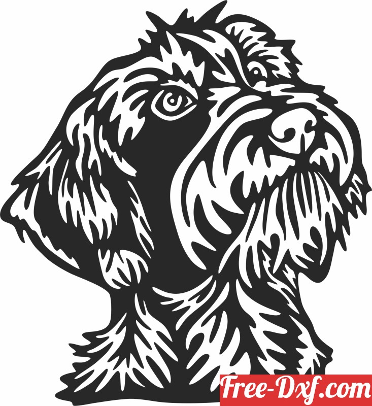 Download Dog face cliparts vQJFt High quality free Dxf files, Svg