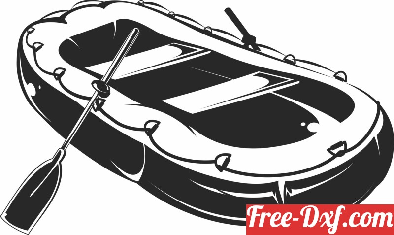 Download Raft Boat clipart wBRMB High quality free Dxf files, Svg