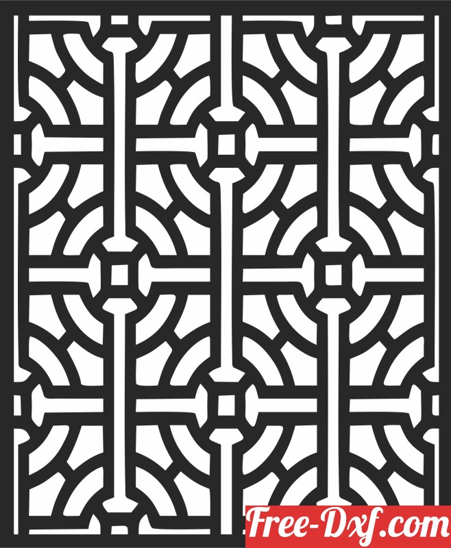 Download Decorative SCREEN WALL wELx0 High quality free Dxf f