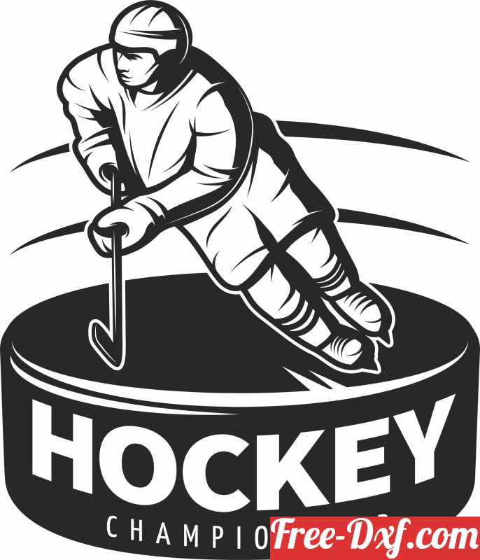 Download Hockey championship logo wJl94 High quality free Dxf fil