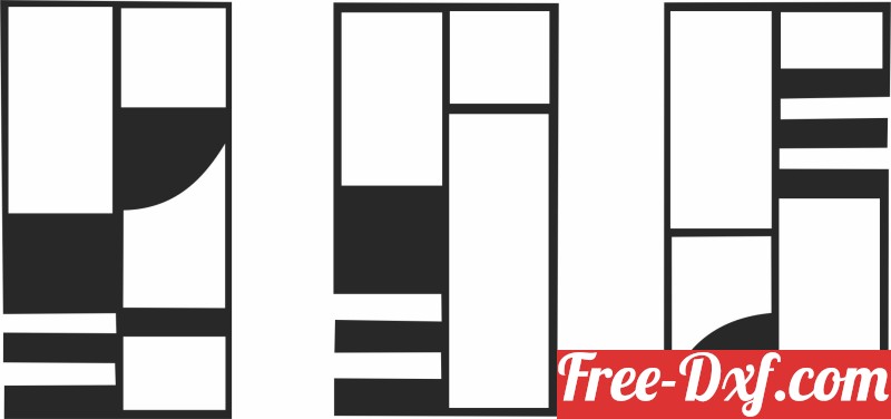 Download abstract art canva xHEla High quality free Dxf files, Sv