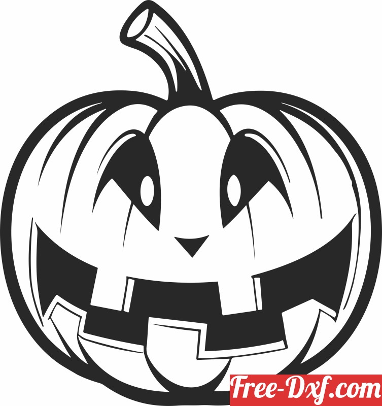 Download Pumpkin halloween cliparts xwDo4 High quality free Dxf f