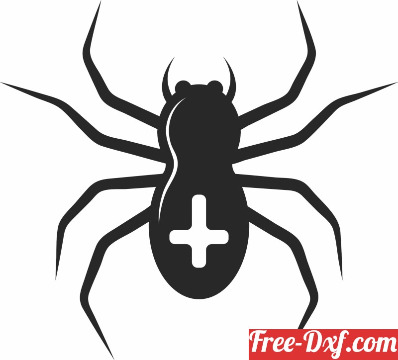 Download spider halloween clipart dxf y4sLH High quality free