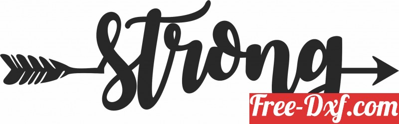 Download strong arrow sign ybKbV High quality free Dxf files, Svg