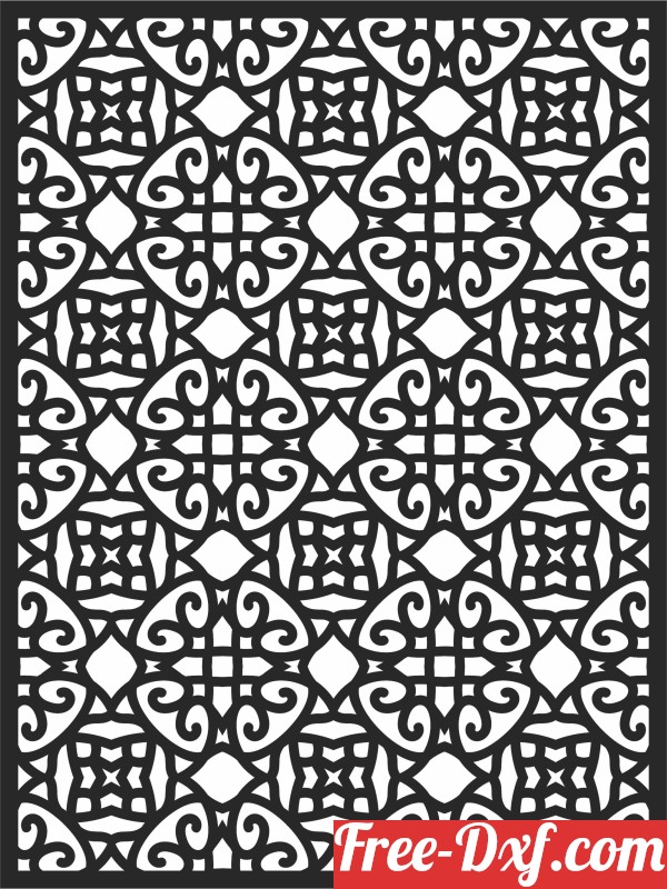 Download door Screen Pattern ykuB0 High quality free Dxf files, S