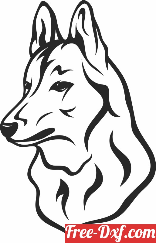 Download dog silhouette art z8hZx High quality free Dxf files, Sv