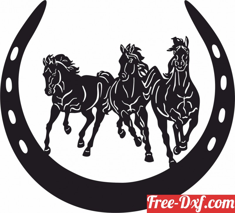 Download horseshoe sign scene zWrbh High quality free Dxf files,